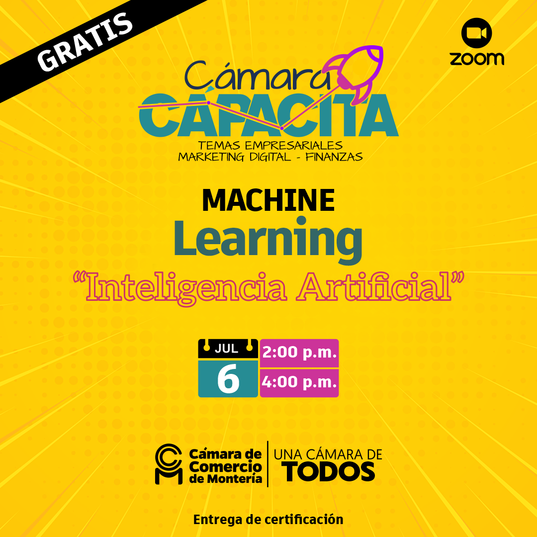Cámara Capacita "Machine Learning" | Cámara de Comercio de Montería