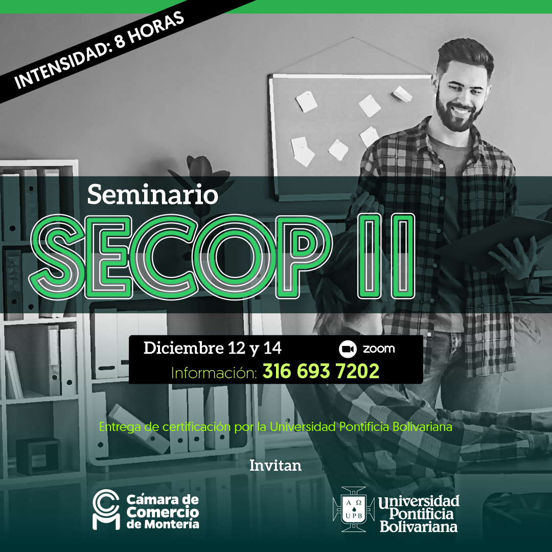 Seminario SECOP ll | Cámara de Comercio de Montería