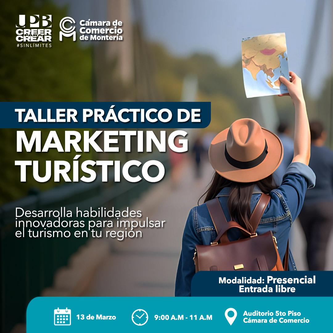 Taller en Marketing Turístico | Cámara de Comercio de Montería